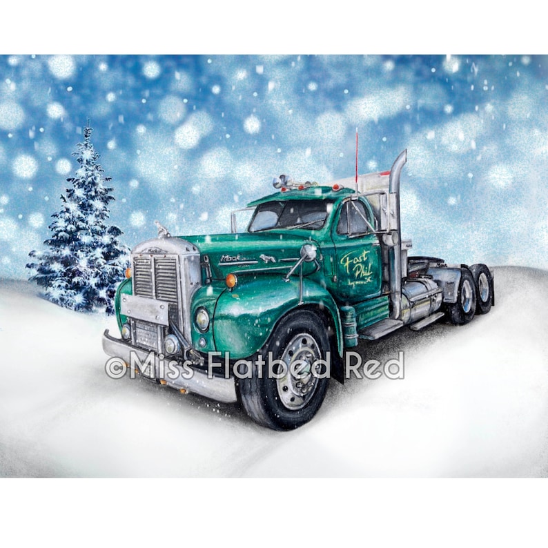 Truck Greeting Card - Etsy Canada