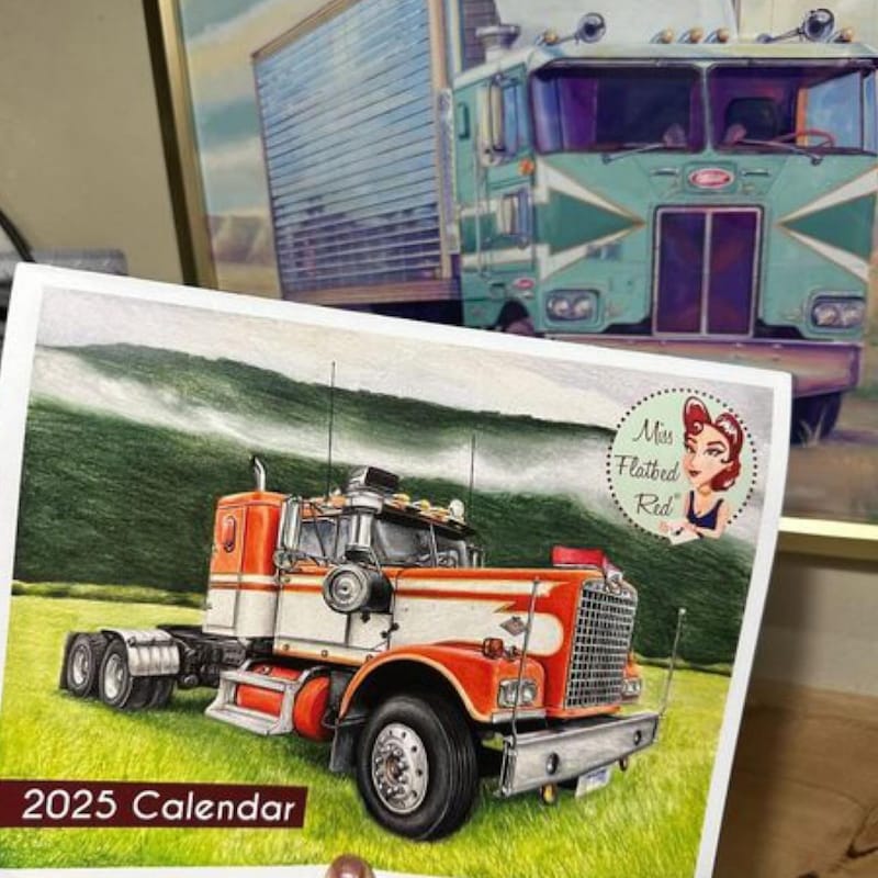 2025 Truck Calendar - Etsy