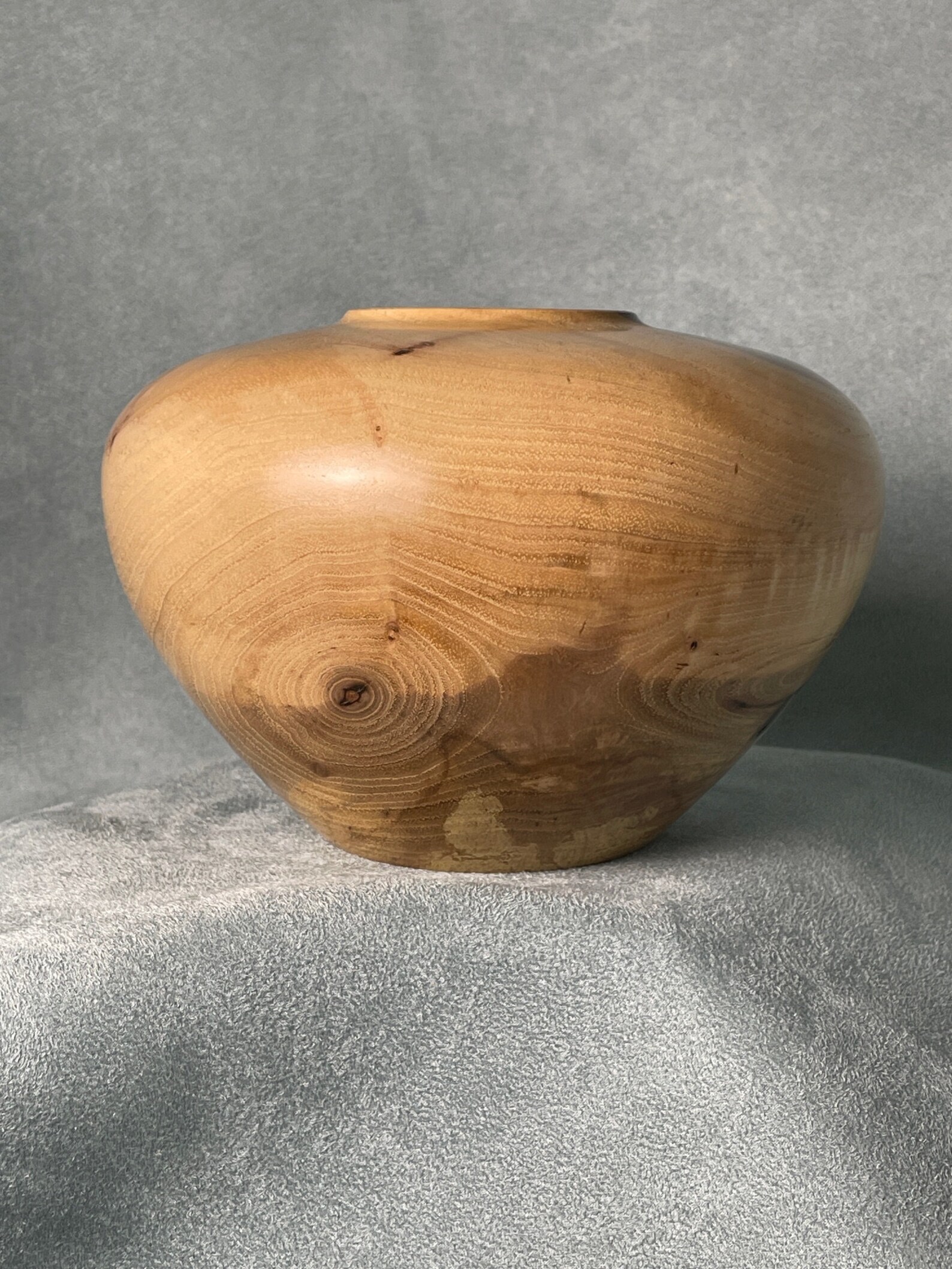 Overspill - 6 1/2 " Diameter Hollow Form Made From Pecan Wood With Some ...