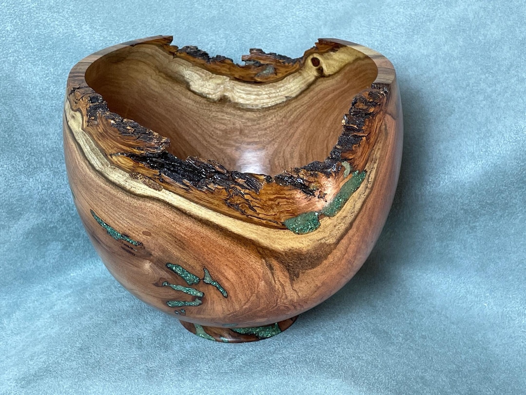 Shoreline- 6 " Diameter, Footed Hollow Form Made From Mesquite Wood ...