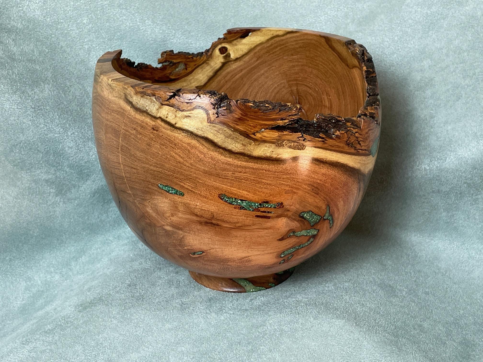 Shoreline- 6 " Diameter, Footed Hollow Form Made From Mesquite Wood ...