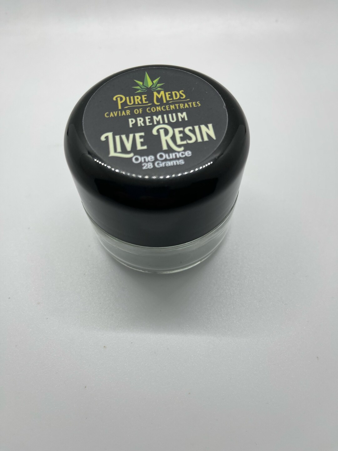 12 Pieces 60ML Child Proof Storage Container Clear Glass W ...