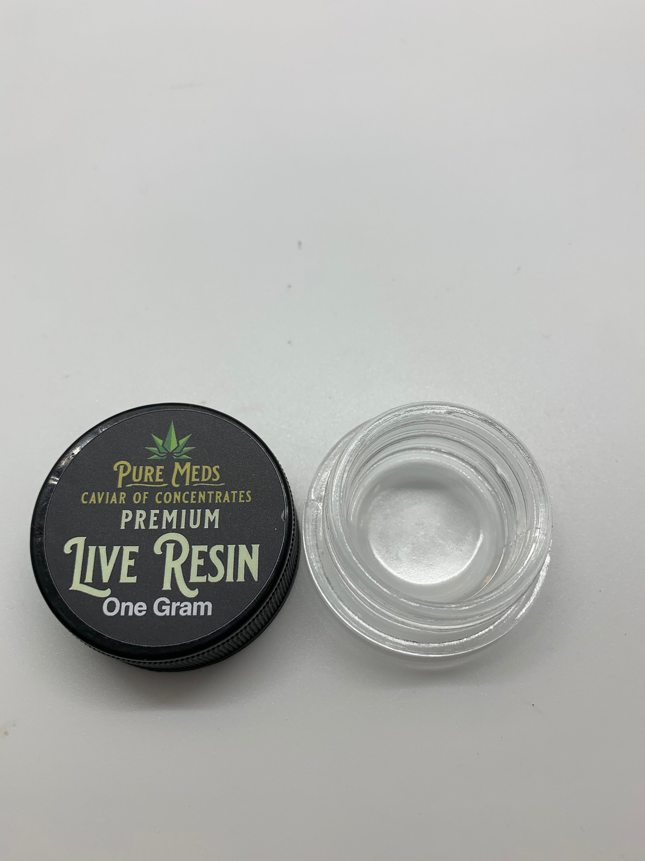 12 Pieces 9ML Child Proof Storage Container Clear Glass W/ Concentrate ...