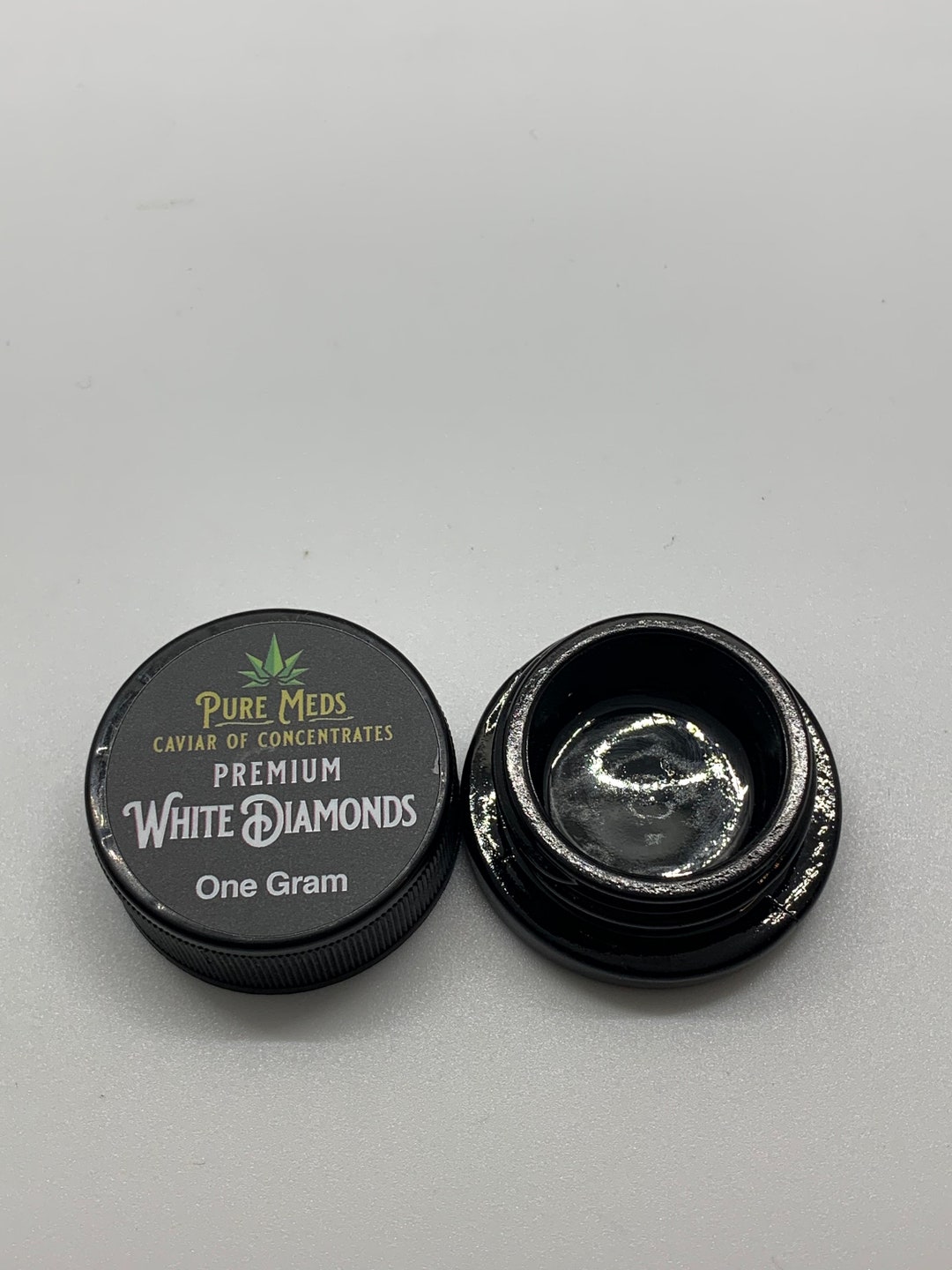 12 Pieces 9ML Child Proof Storage Container Black Glass W/ Concentrates ...