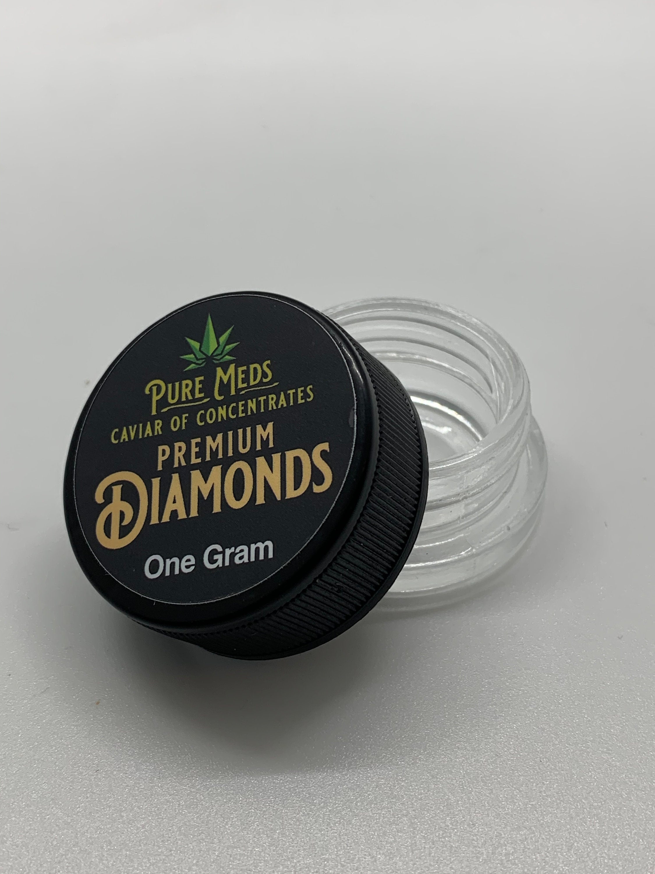 12 Pieces 9ML Child Proof Storage Container Clear Glass W/ Concentrate ...