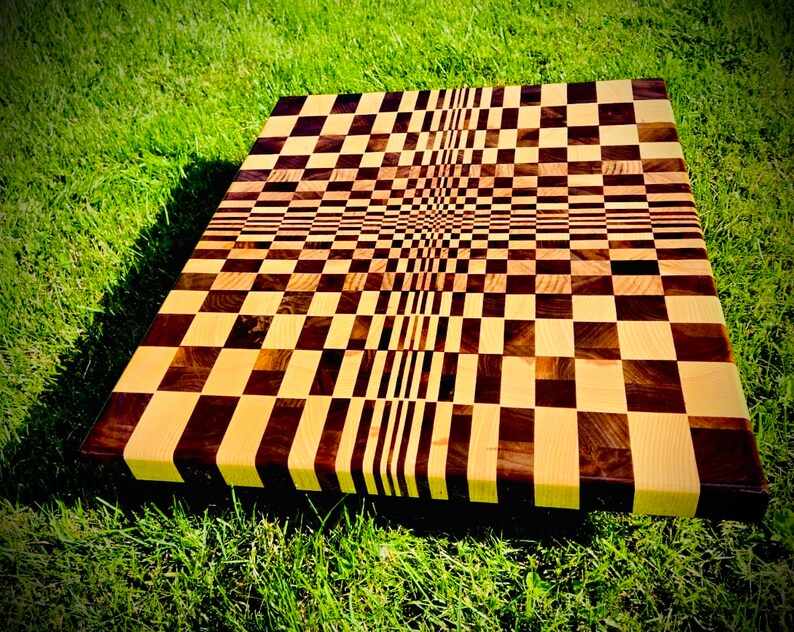 3D Illusion Cutting Board: Unique Kitchen Accessory for Modern Homes - Etsy