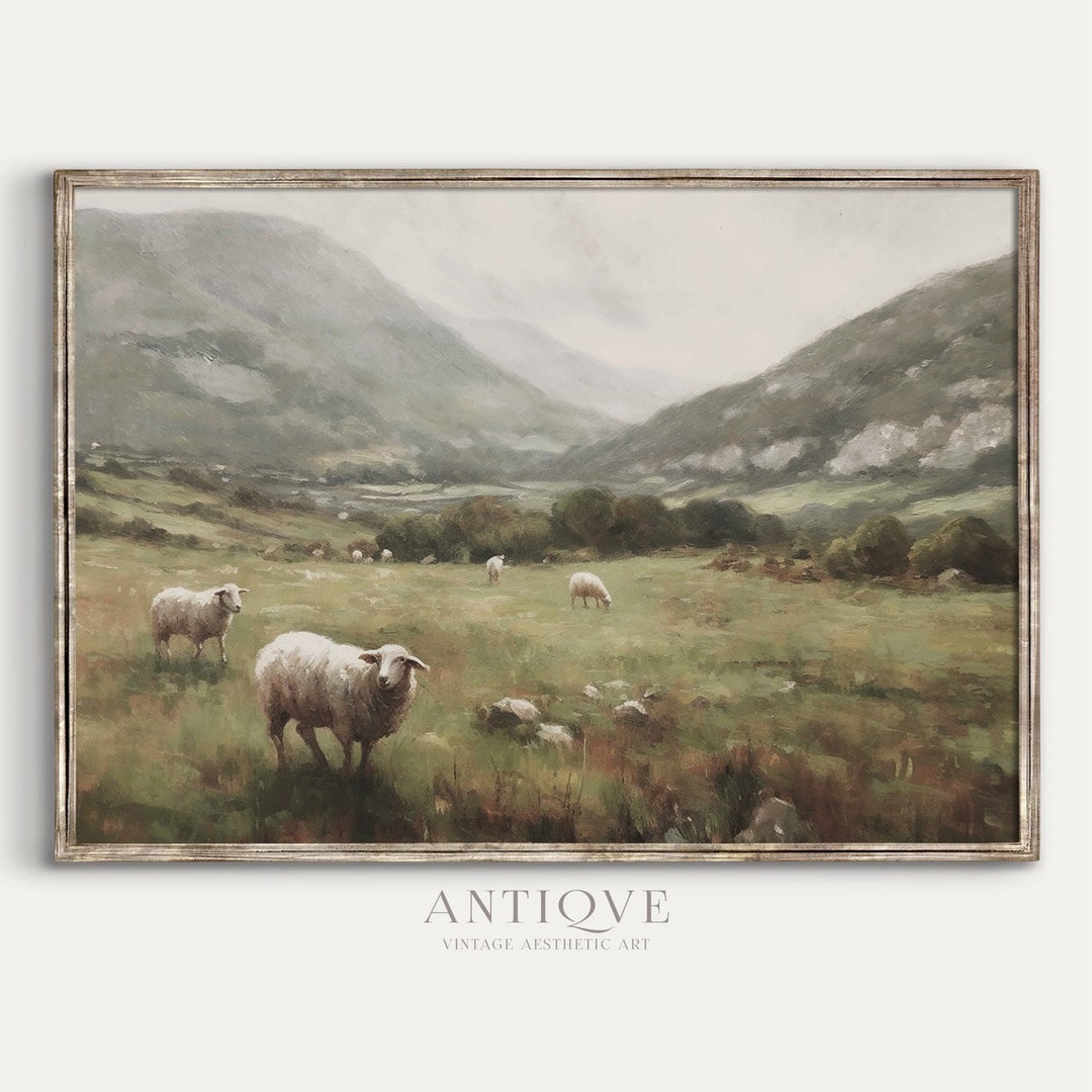 Sheep in the Irish Hills | Printable Wall Art | St. Patrick's Printable ...