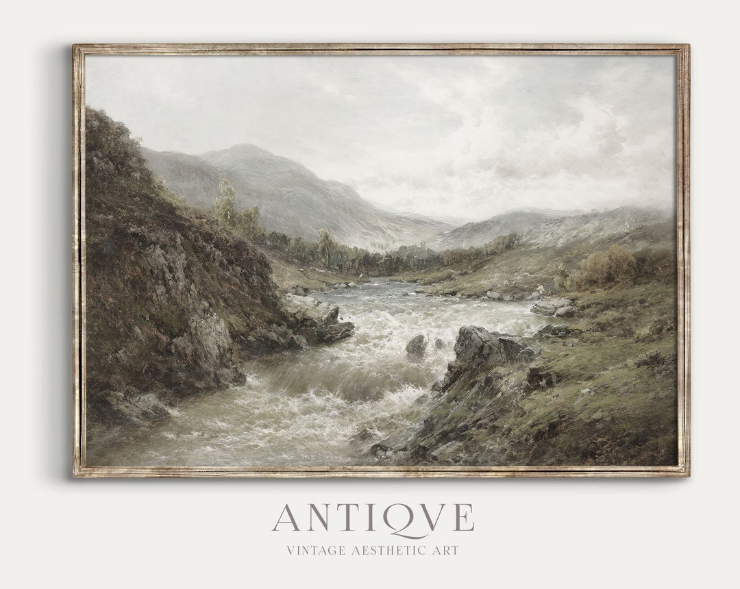 Scottish Highlands Waterfall | Falls of Loch Tay | Scotland Home Decor ...