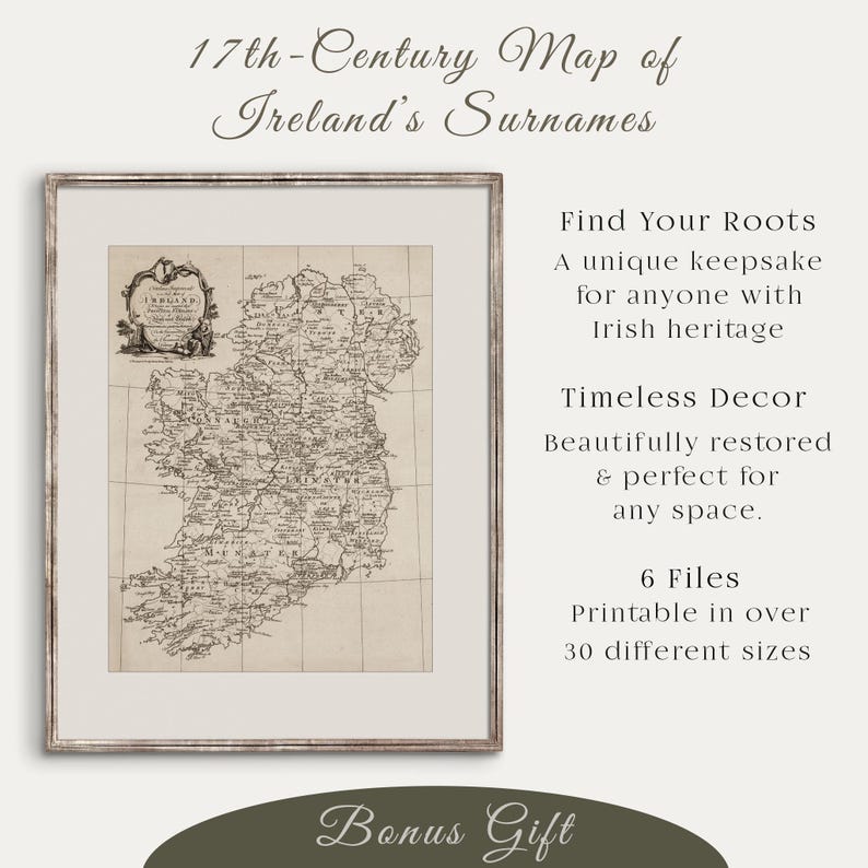 Square Irish St. Patrick’s Print Set | Vintage Ireland Wall Art | Irish ...