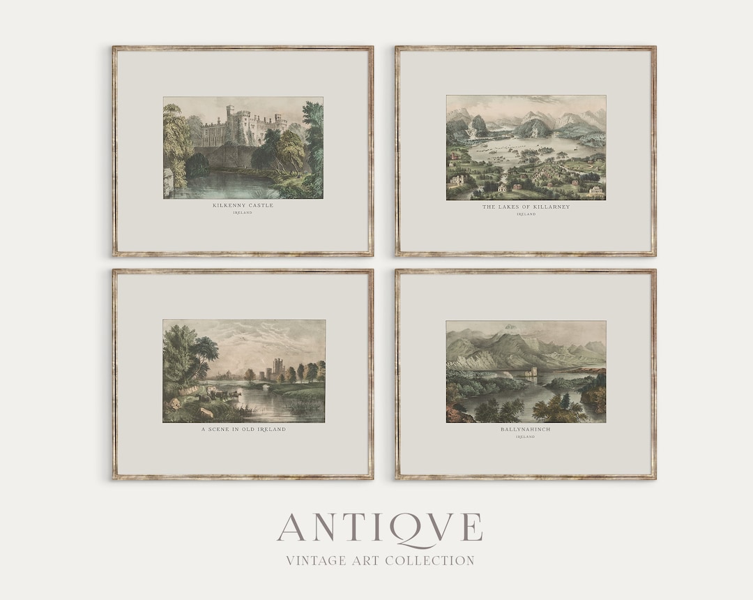 Ireland Print Set | Irish Landscape Gallery Wall | 4 Prints | Printable ...