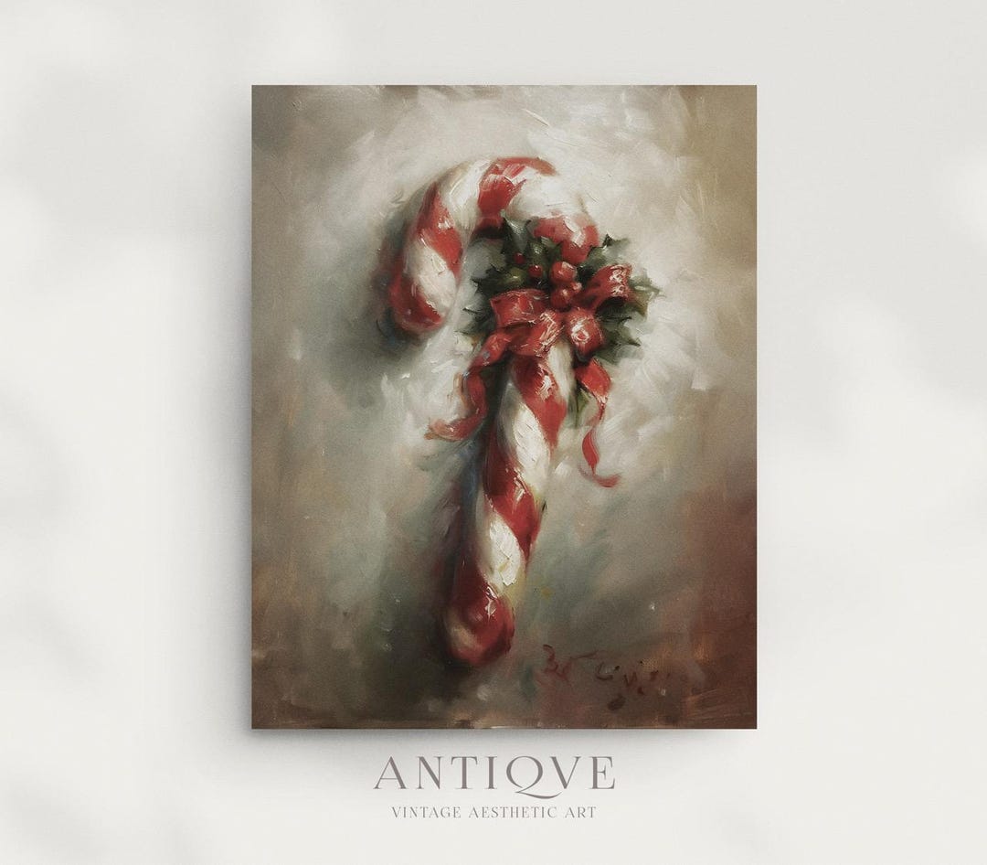 Candy Cane Painting | Fun Christmas Printable | Christmas Farmhouse ...