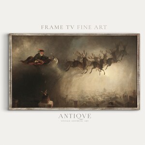 FRAME TV Santa Claus Art | Vintage Christmas Decor Print | Father ...
