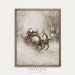 Santa Claus on Sled | Reindeers | Father Christmas on Sleigh | Rustic ...