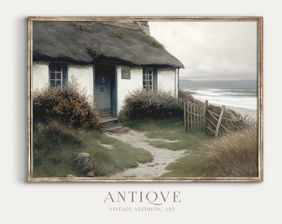 Irish Thatched Cottage by the Sea With a Blue Door | Ireland Home Decor ...