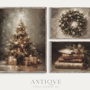 Christmas Print Set | Holiday Snowy Winter Gallery Wall | 10 Prints ...