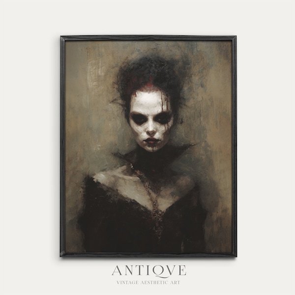 Female Vampire Wall Art - Etsy