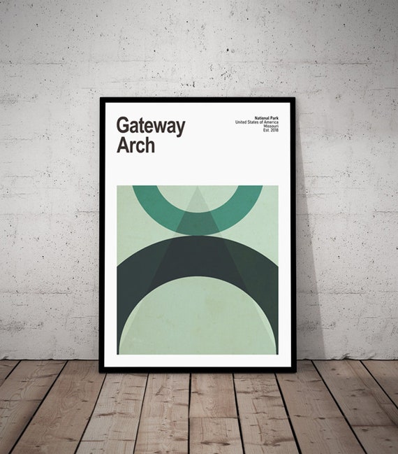 Gateway Arch National Park Poster - Etsy
