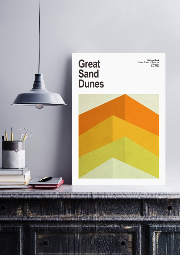 Great Sand Dunes National Park Poster | Etsy