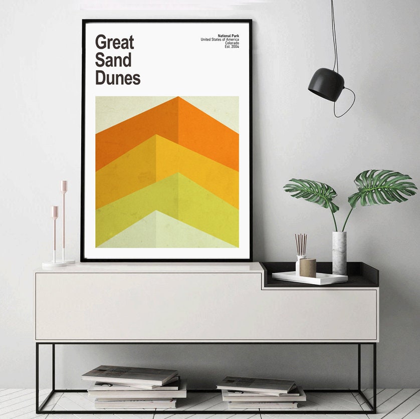 Great Sand Dunes National Park Poster | Etsy