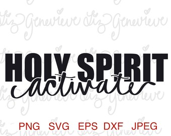 Holy Spirit Dxf - Etsy