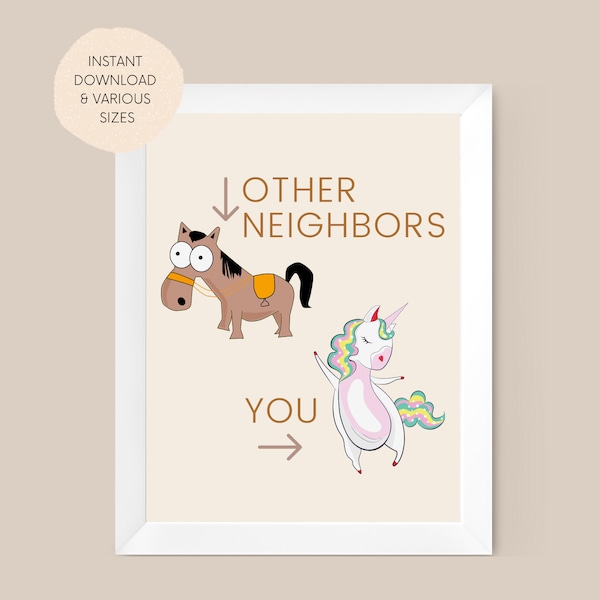 Birthday Card Funny Neighbor - Etsy
