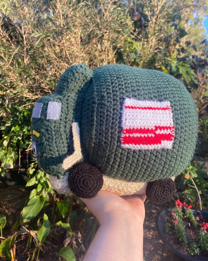 Trash Truck Plushie - Crocheted - Handmade - Etsy