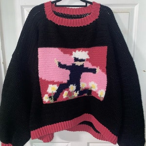 Gojo Sweater - Crocheted - Jujutsu Kaisen JJK - Etsy