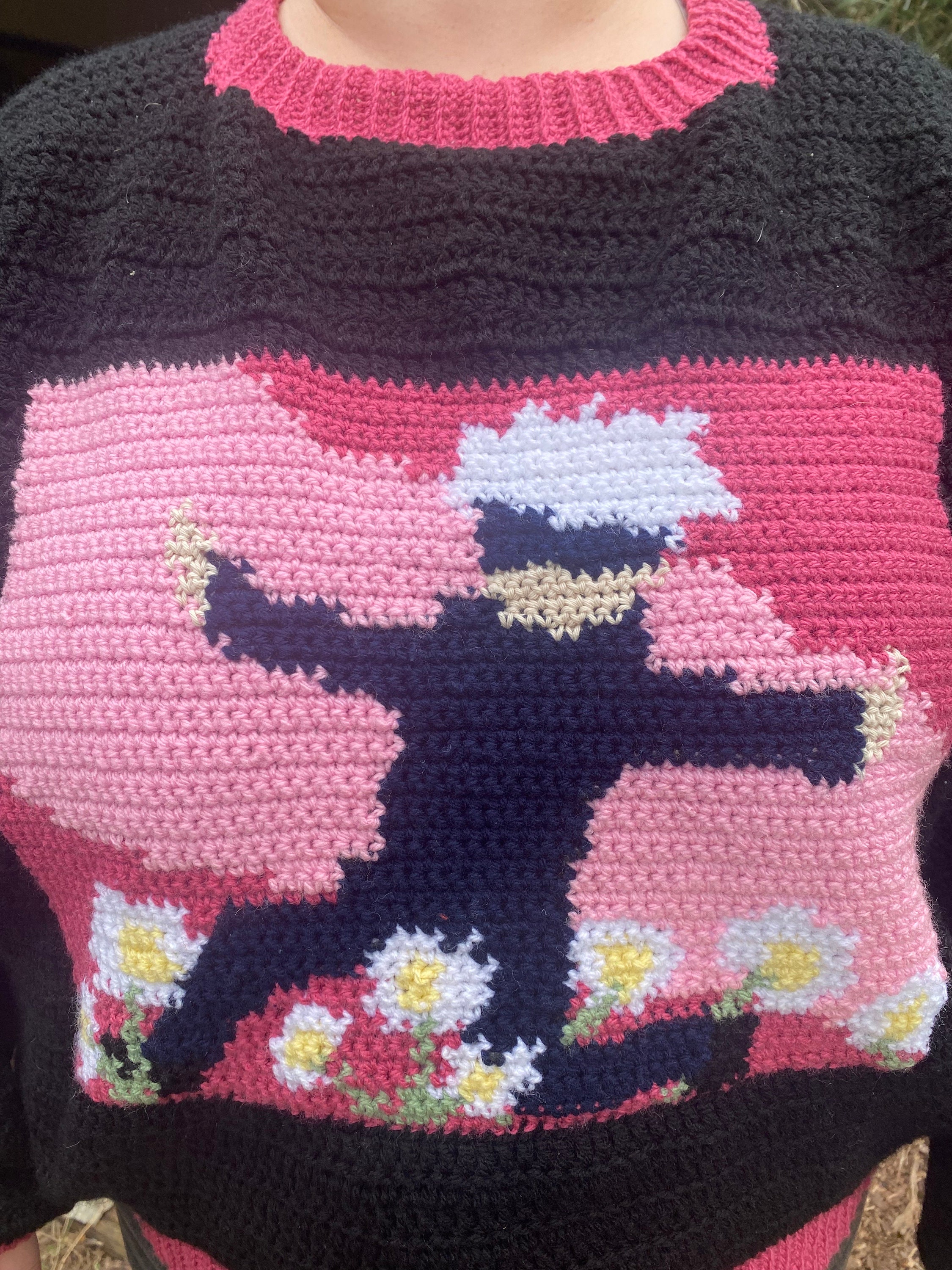 Gojo Sweater - Crocheted - Jujutsu Kaisen JJK - Etsy