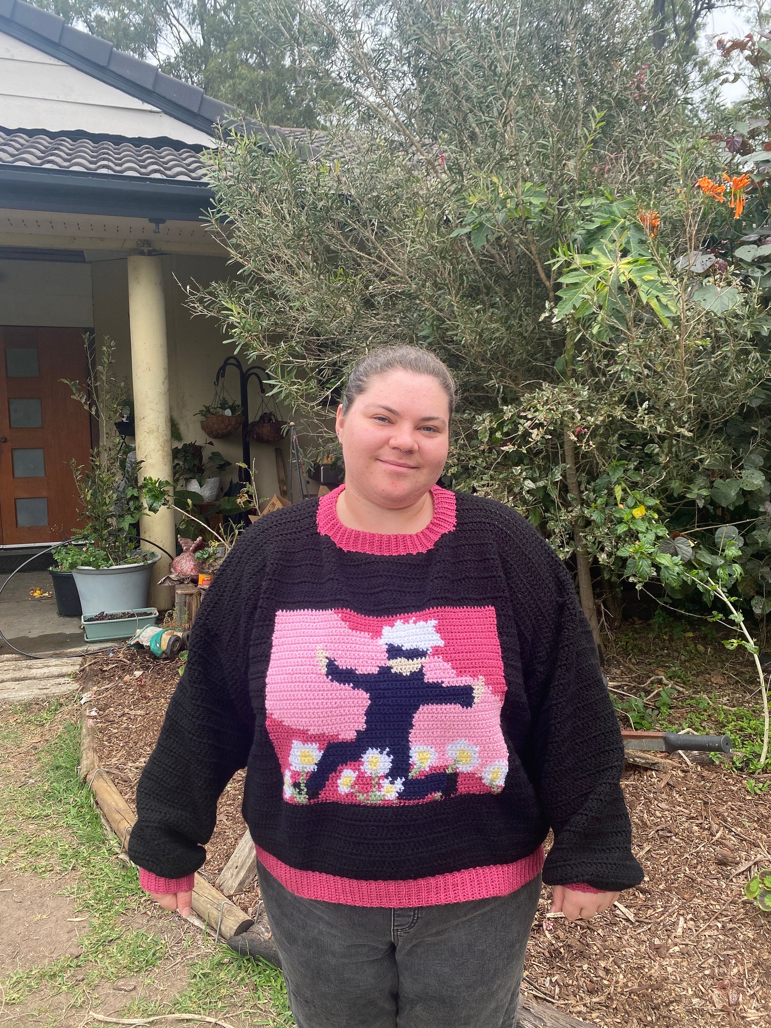 Gojo Sweater - Crocheted - Jujutsu Kaisen JJK - Etsy