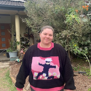 Gojo Sweater - Crocheted - Jujutsu Kaisen JJK - Etsy