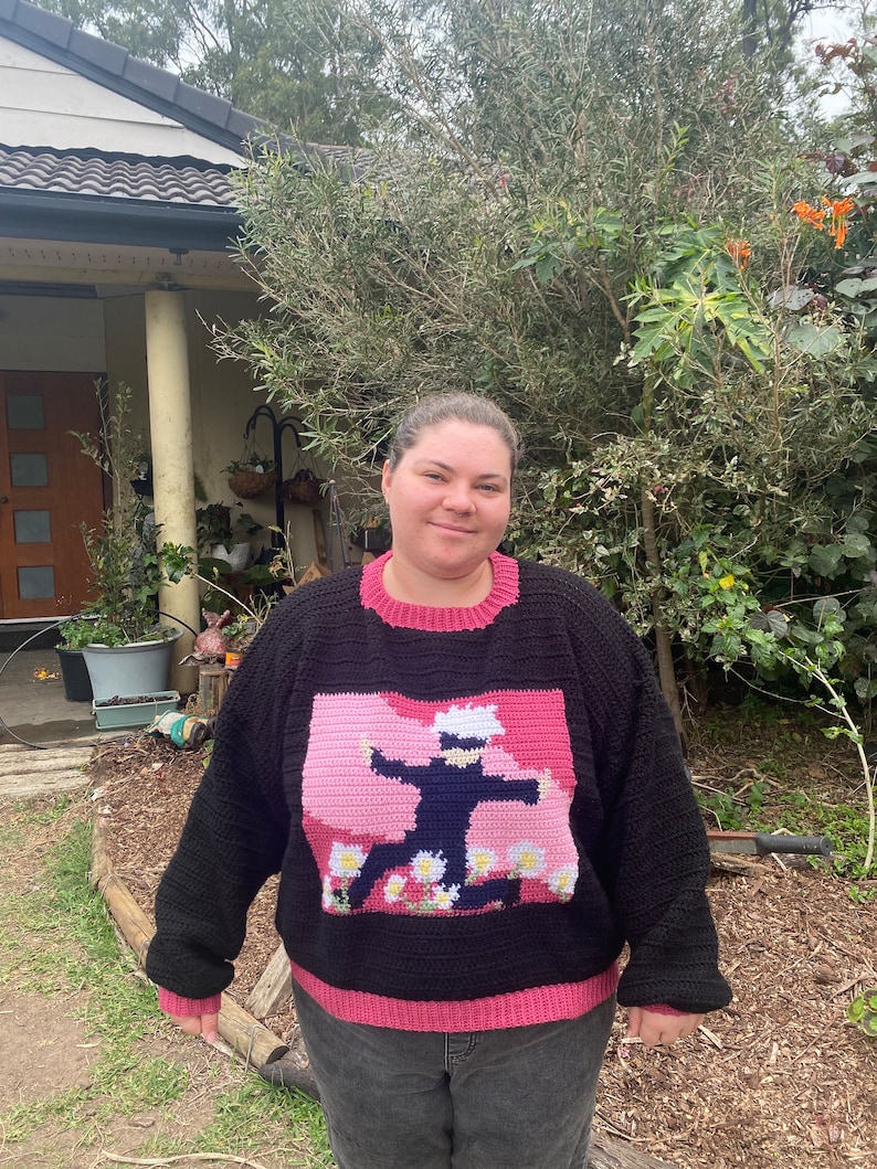 Gojo Sweater - Crocheted - Jujutsu Kaisen JJK - Etsy