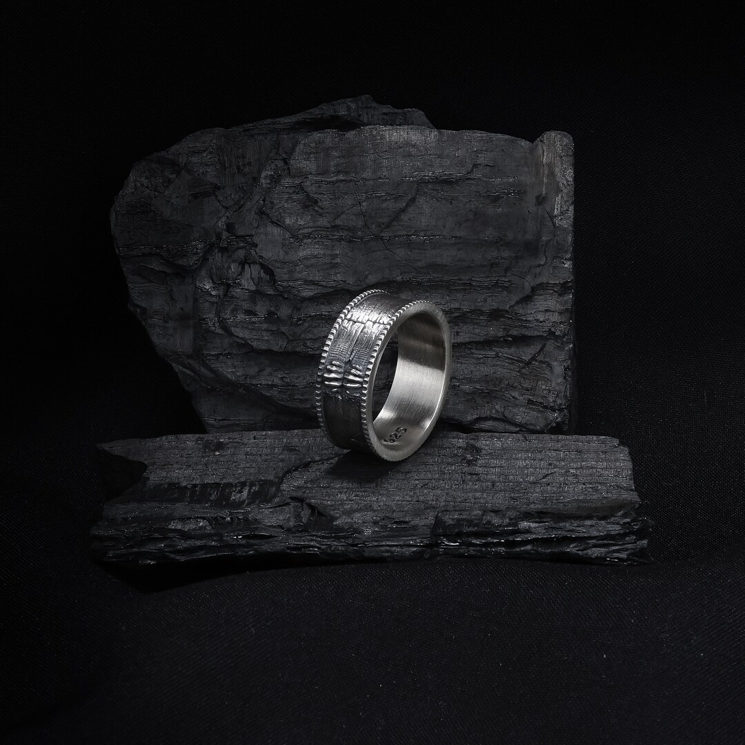 Silver Skeletons Hands Ring, Gothic Ring, Horror Ring, Biker Ring, Band ...