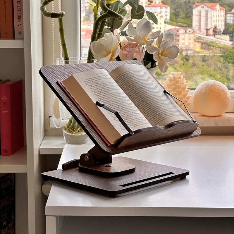 Book Holder Reading Stand - Etsy