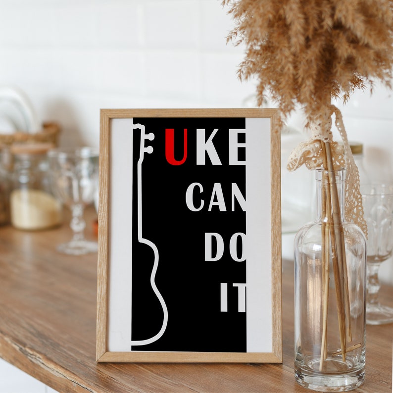 Printable Wall Art Ukulele Poster Printable Art Abstract - Etsy