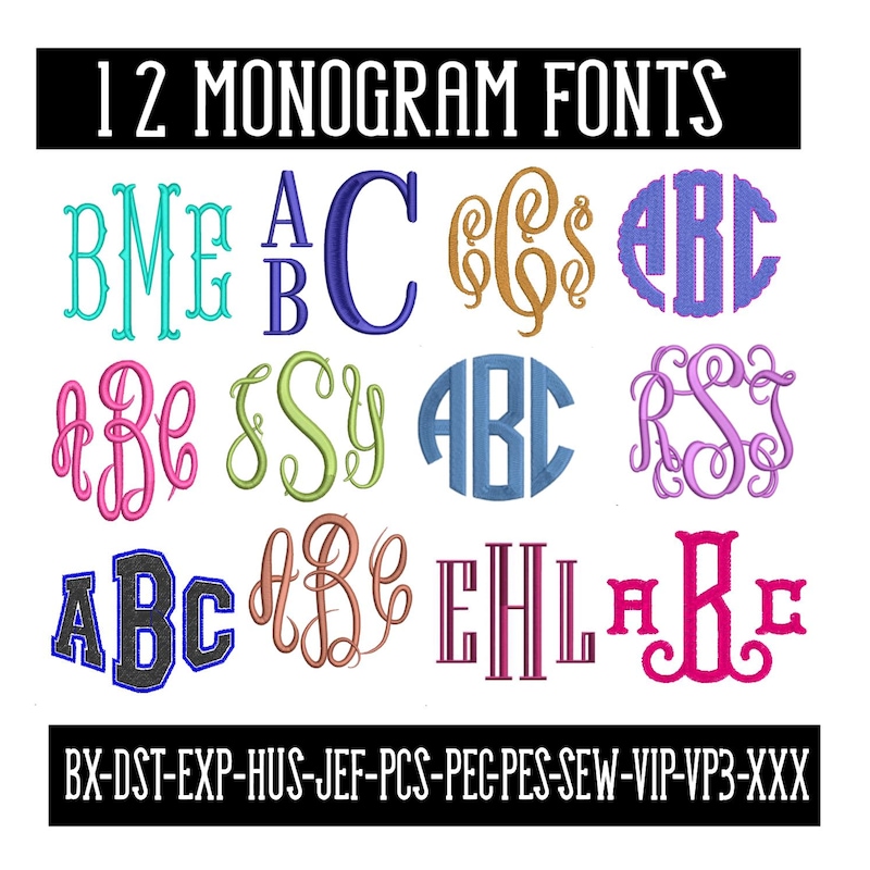 Monogram a File - Etsy