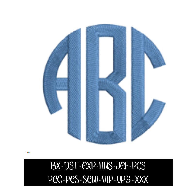 Circle Monograms - Etsy