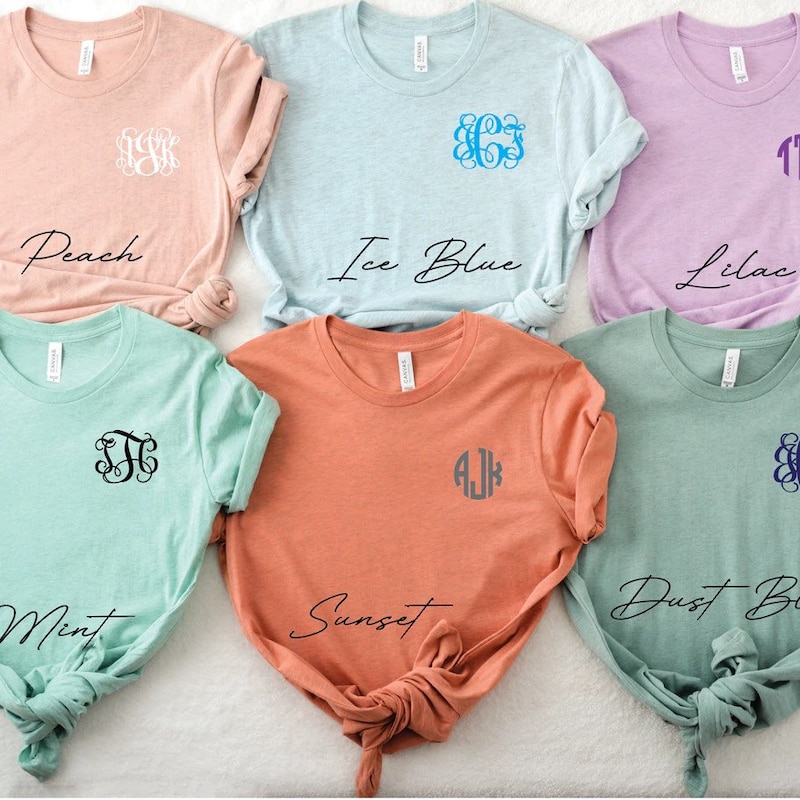 Monogrammed Shirts - Etsy