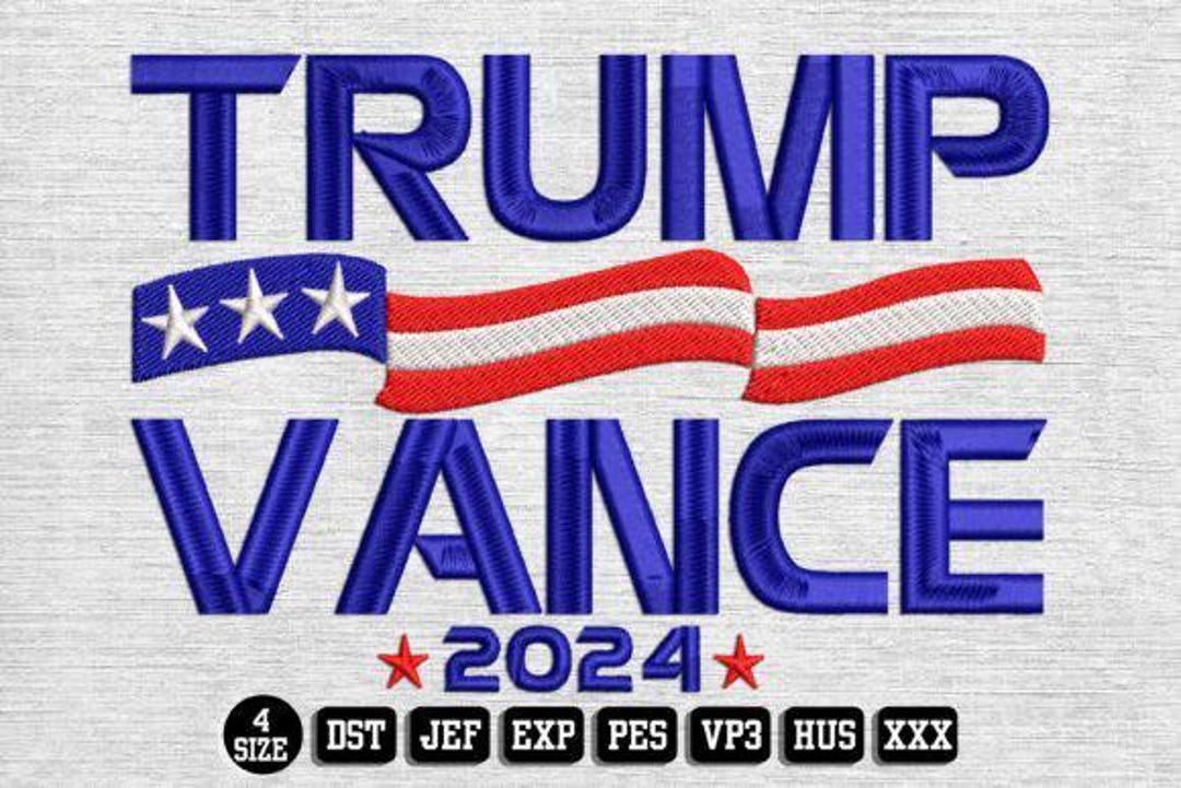 President Donald J Trump 45/47 Embroidery Design America Great Again ...