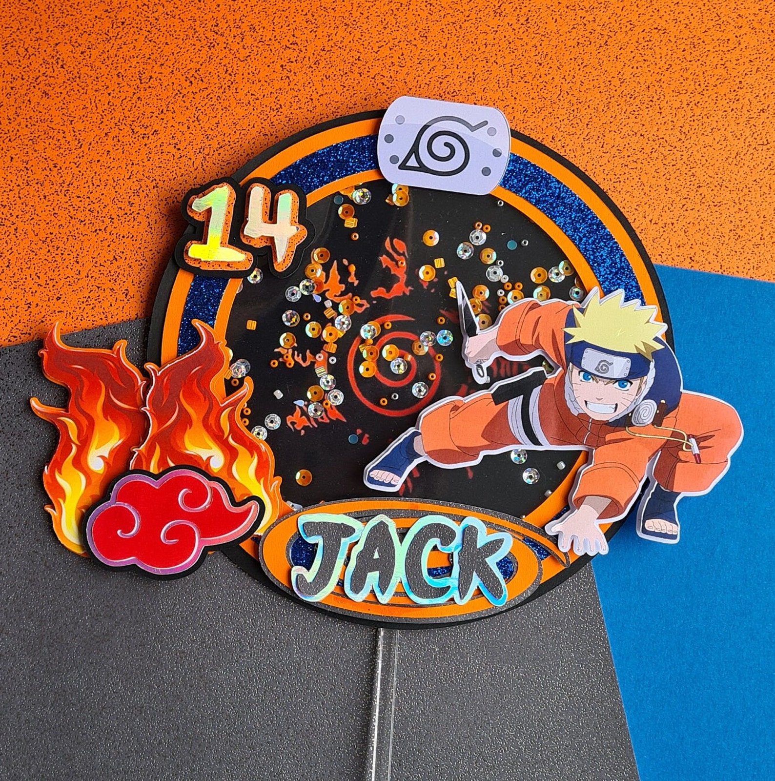 Naruto Cake Topper 3D Naruto Shaker Cake Topper Naruto Party - Etsy Canada