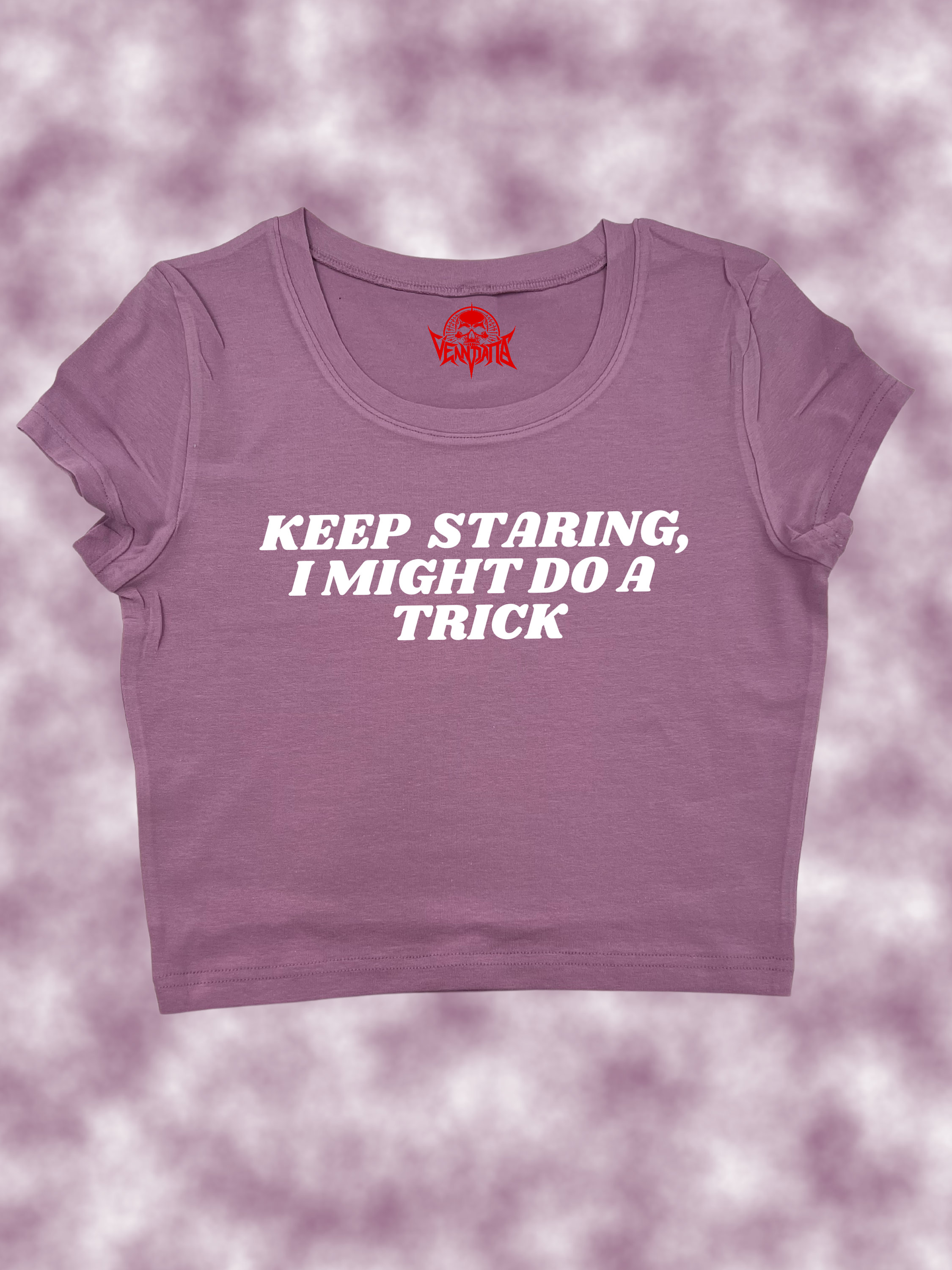 Keep Staring I Might Do A Trick Crop Top | Funny Crop | Y2K Crop Top ...