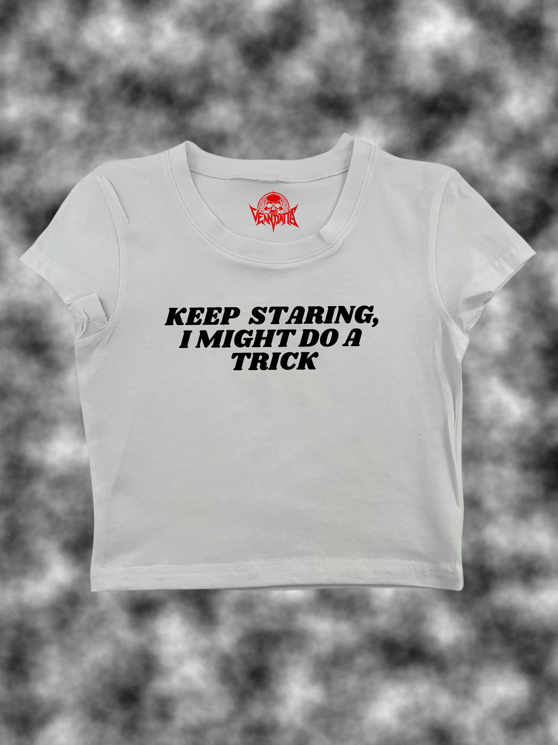Keep Staring I Might Do A Trick Crop Top | Funny Crop | Y2K Crop Top ...