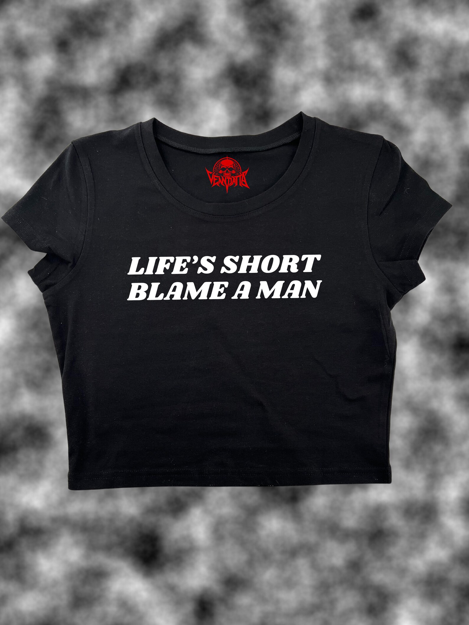 Life's Short Blame A Man Crop Top | Funny Crop | Y2K Crop Top | Baby ...
