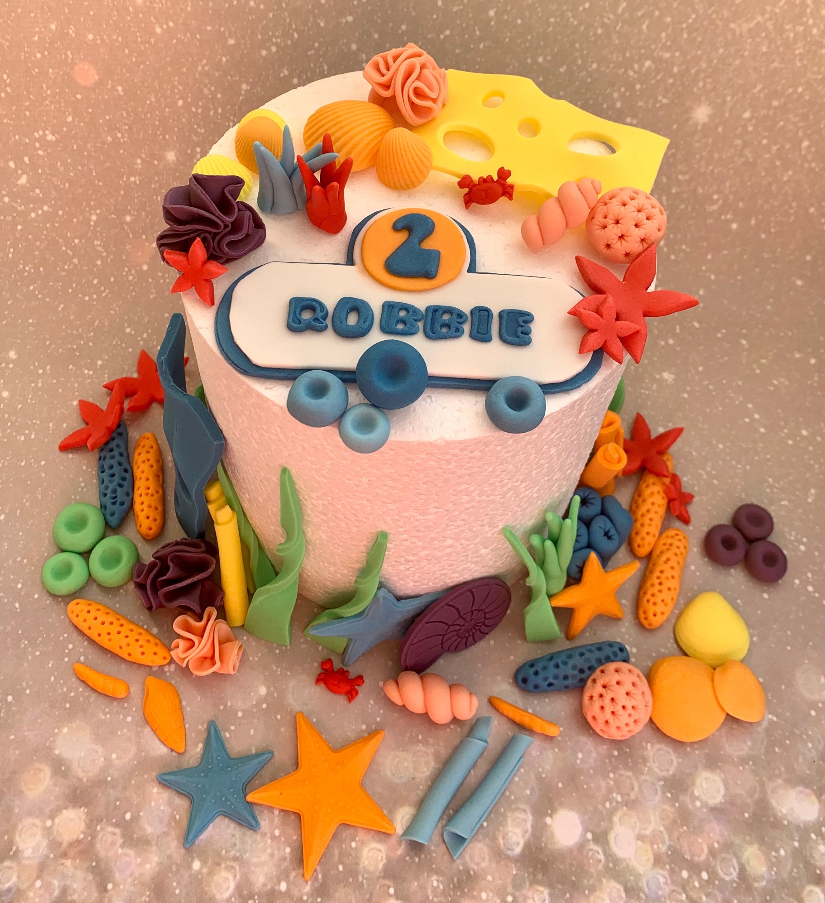 Under the Sea Cake Topper Edible Fondant Birthday Octonauts - Etsy