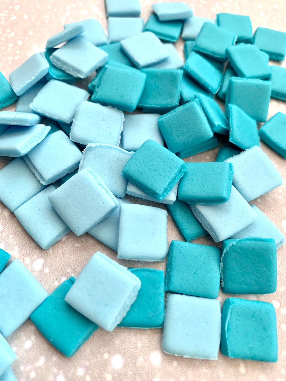 50 Icing Squares Approx. 1” Inch 2.5cm Inspired Minecraft Themed Edible ...