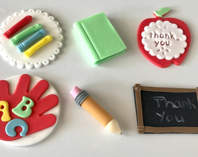 Custom 3D Teacher Appreciation Cake Topper , Custom Teacher ...