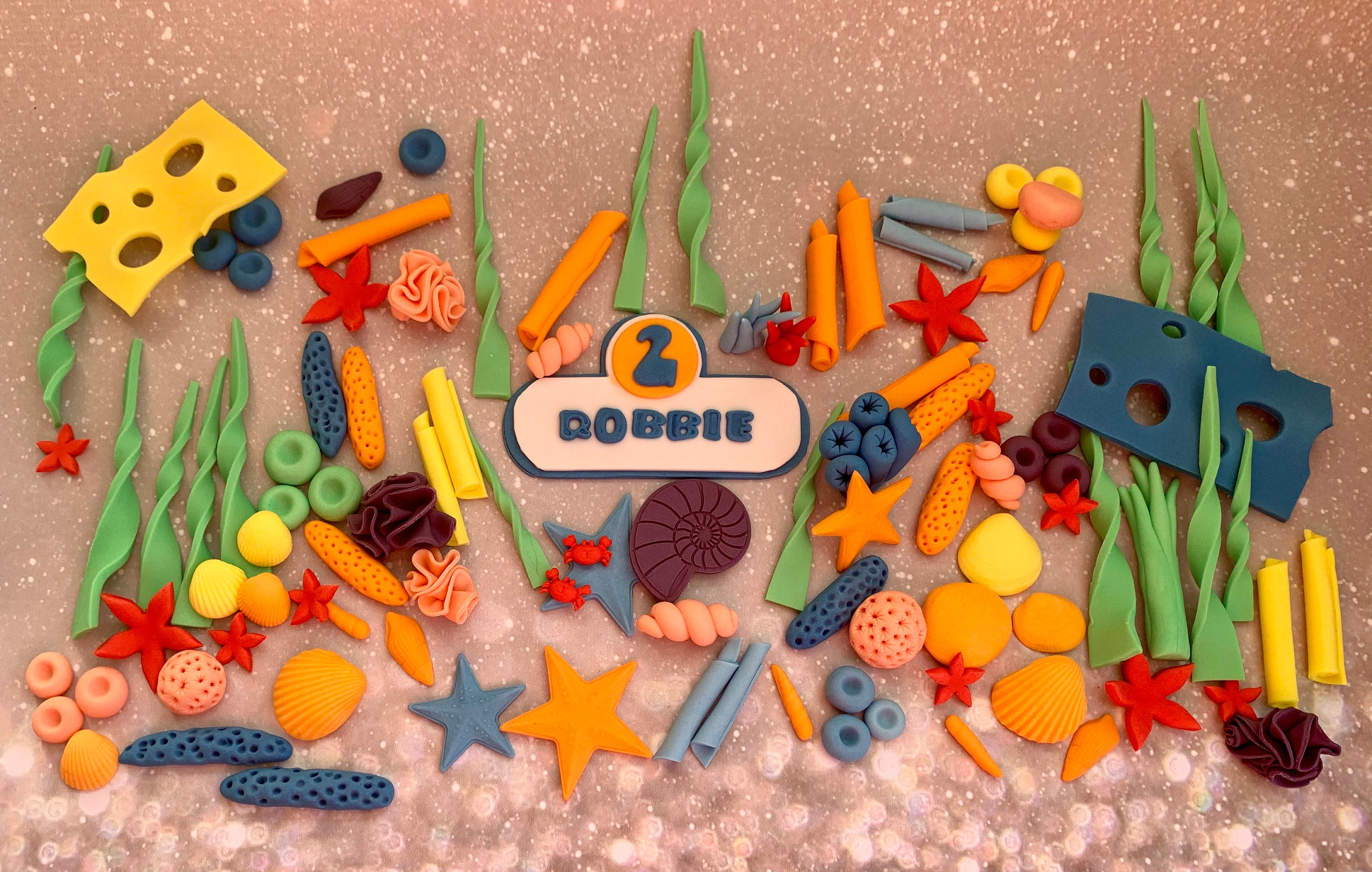 Under the Sea Cake Topper Edible Fondant Birthday Octonauts - Etsy