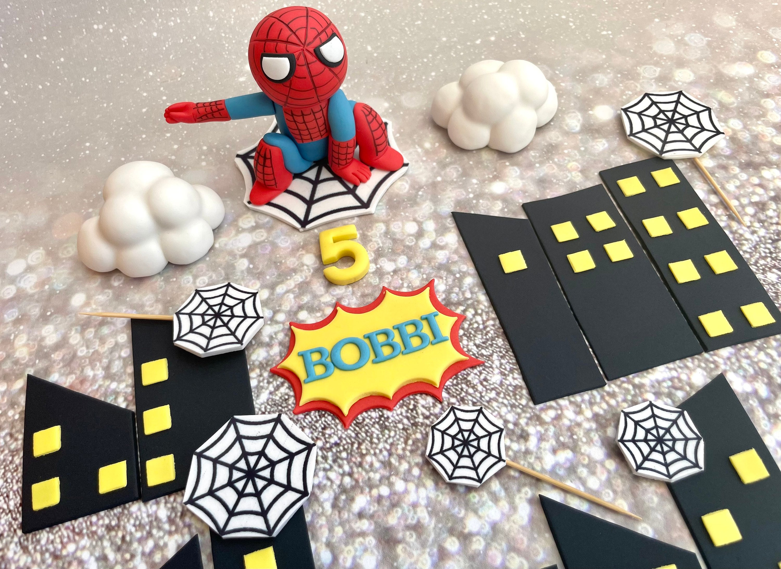 Spiderman Building Svg Cake Topper - Etsy