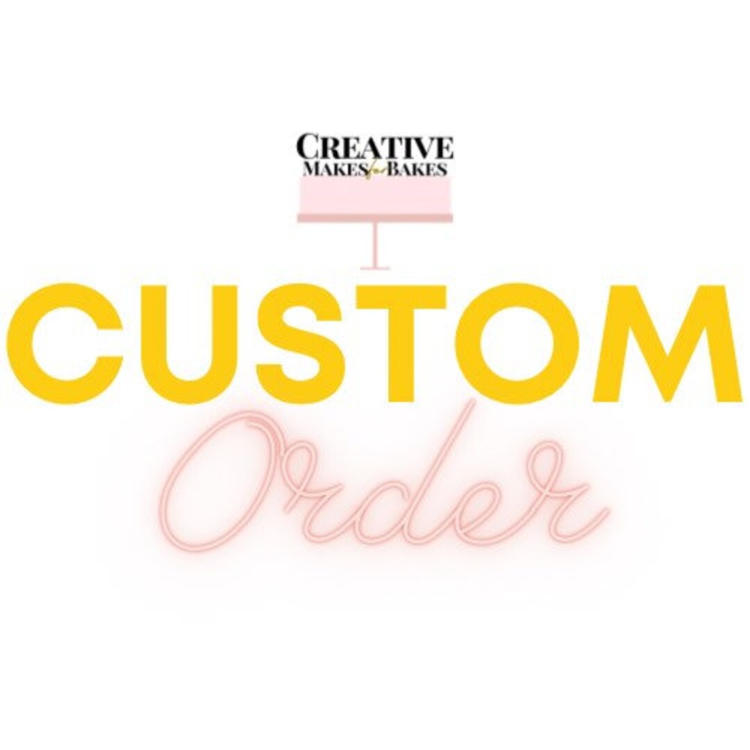 CUSTOM Cake Topper Order. Please Message Before Purchasing - Etsy UK