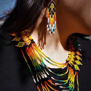 Artisan Indigenous Necklace - Etsy