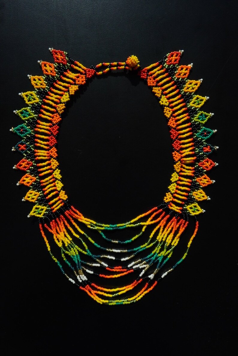 Artisan Indigenous Necklace - Etsy